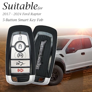 Vitodeco 5-button Leather Smart Key Fob Case Compatible With Ford ...