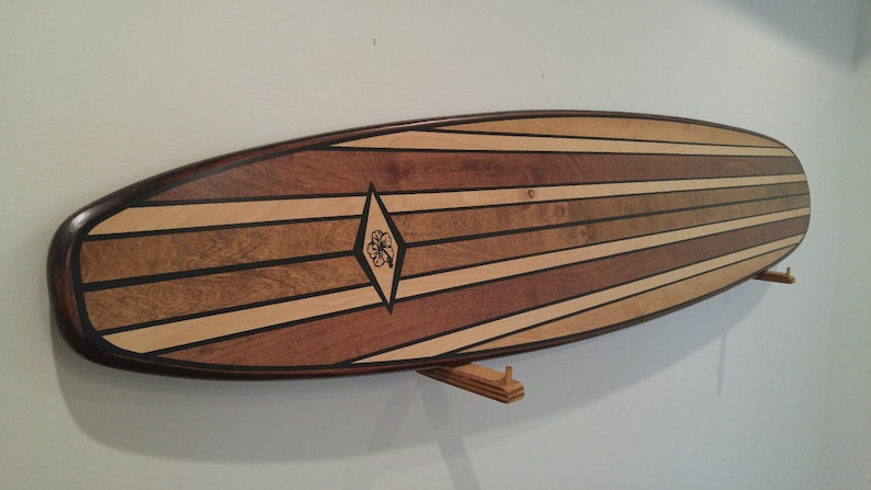 Wood Surfboard Bar Top Wall Decor Hawaiian Art - Etsy