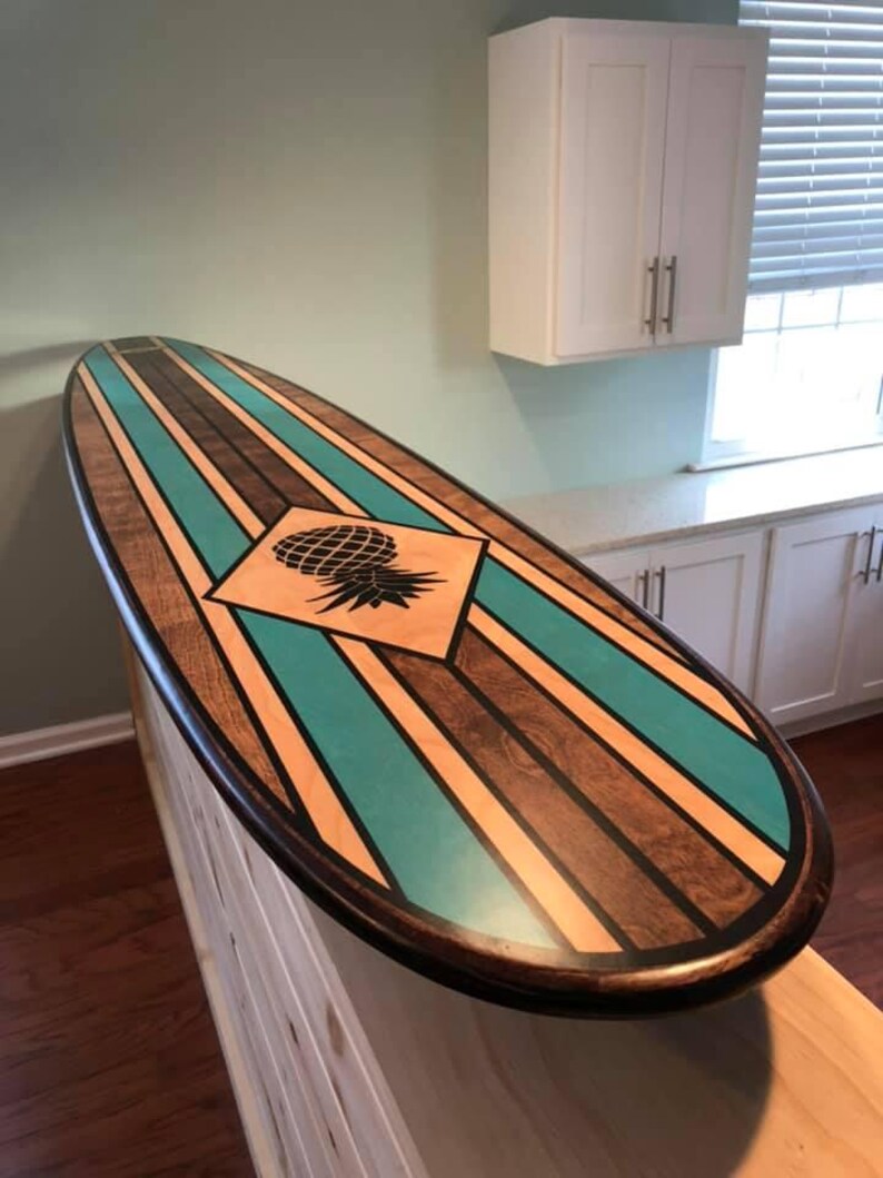 Wood Surfboard URN for Human Ashes Cremation Funeral Pet Dog Cat in ...