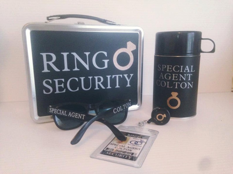 Ring Security Special Agent Thermos Ring Bearer Alternative | Etsy