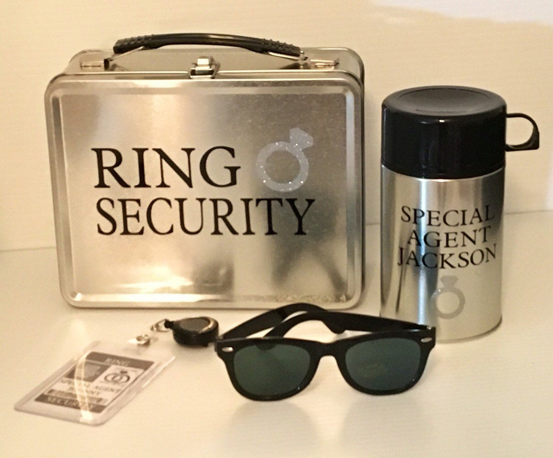 Ring Security Special Agent Thermos Ring Bearer Alternative | Etsy