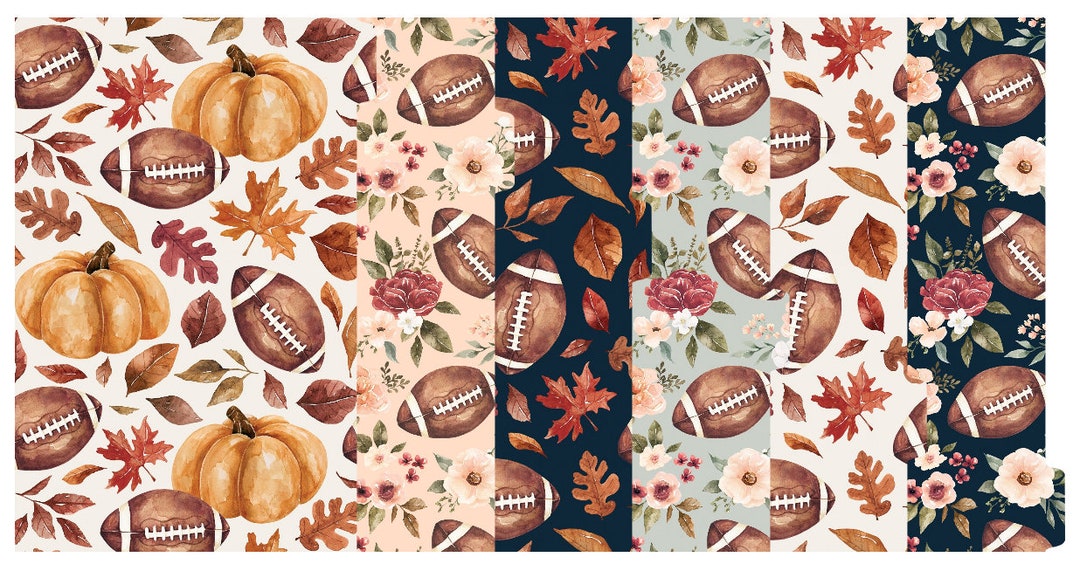 Floral Football 1 Set of 6 Tabbed Dividers - Etsy