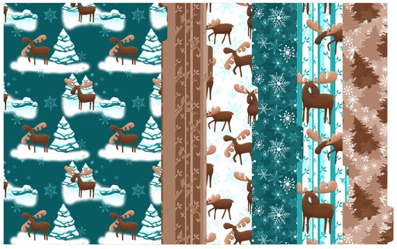 Winter Moose Complete Planner Kit | Etsy