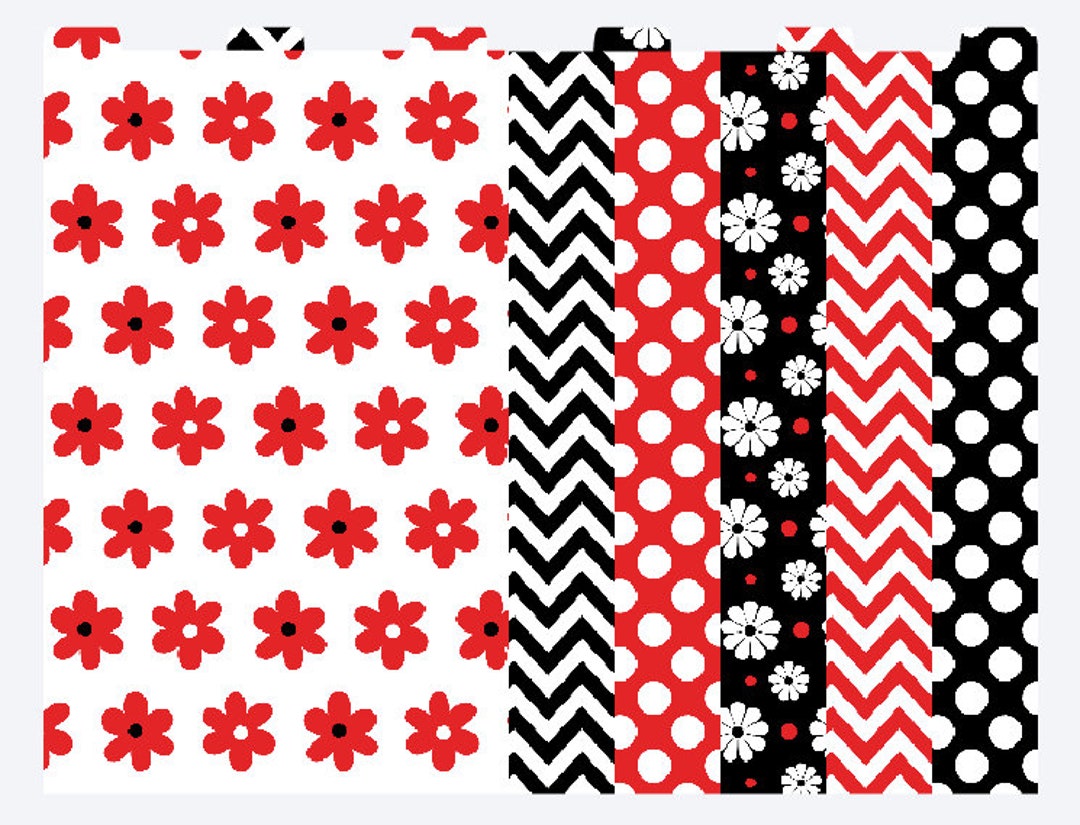 Daisy, Polka Dot, and Chevron Complete Planner Kit - Etsy
