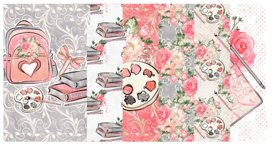Back to School Floral Complete Planner Kit - Etsy