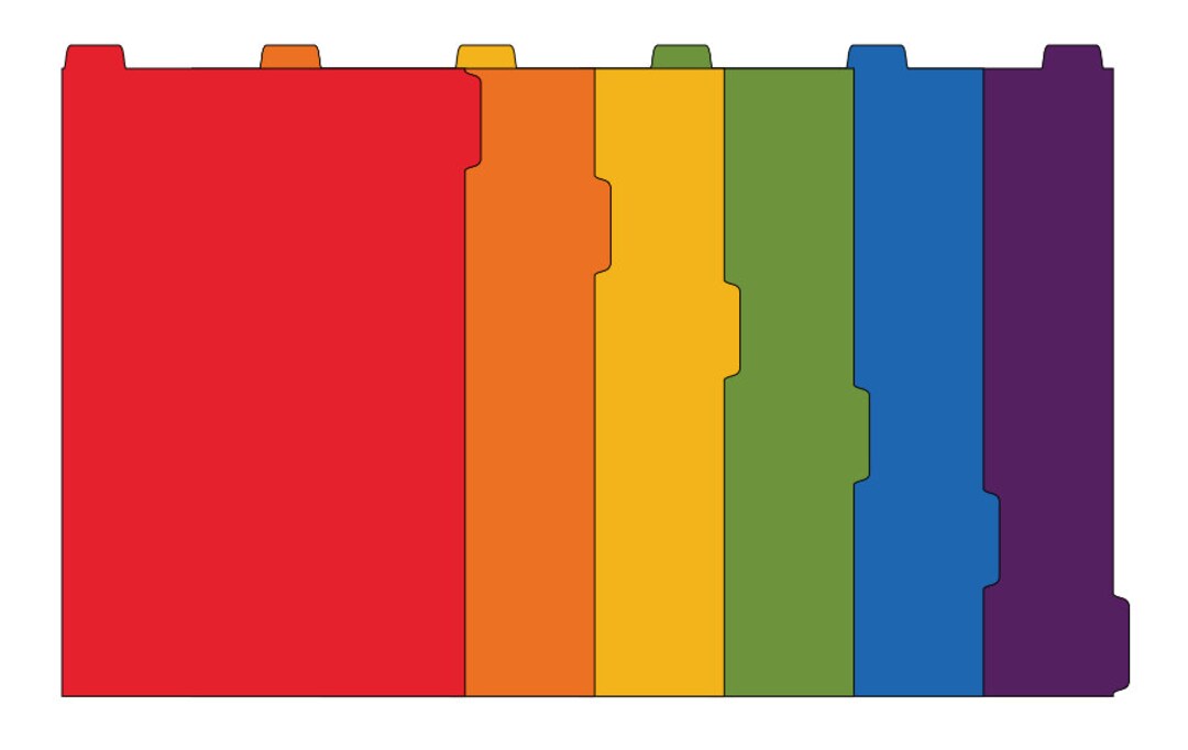 Add on Double Tabs *MUST Be Ordered With a Set of Dividers* - Etsy