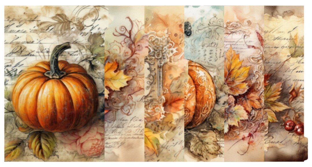 Beautiful Autumn 3 Set of 6 Tabbed Dividers - Etsy