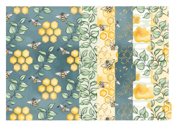 Bee Happy Set of 6 Tabbed Dividers - Etsy