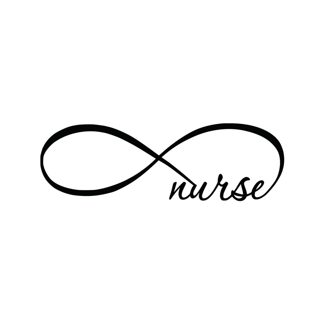 Nurse Infinity Vinyl Decal Doctors Always Sticker Car - Etsy