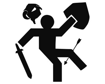 Skyrim Inspired Detected Decal Macbook Laptop Sticker 0142 | Etsy