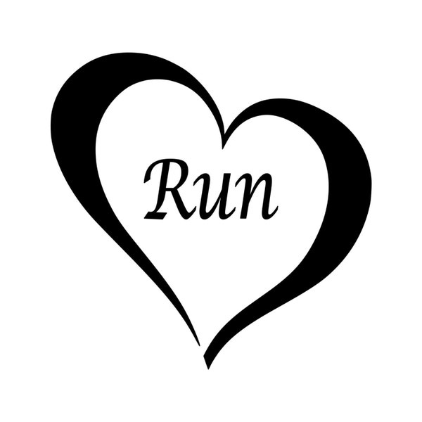 Running Decal - Etsy