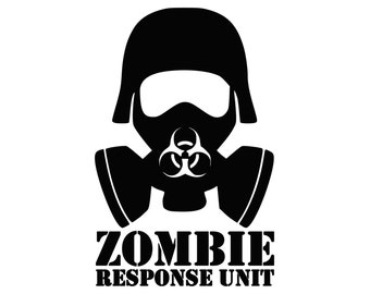 Zombie Vinyl Decal, Walker Decals, Car Decal, Car Mirror Decal, Outdoor ...