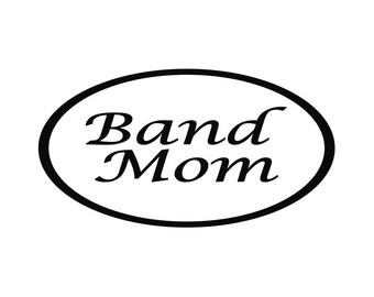 Band Mom Vinyl Decal / Band Decal / Car Decal / Personalized - Etsy