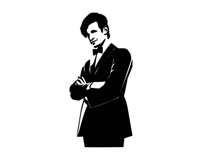 Doctor Who Inspired Eleventh 11th Doctor Vinyl Decal MacBook Sticker ...