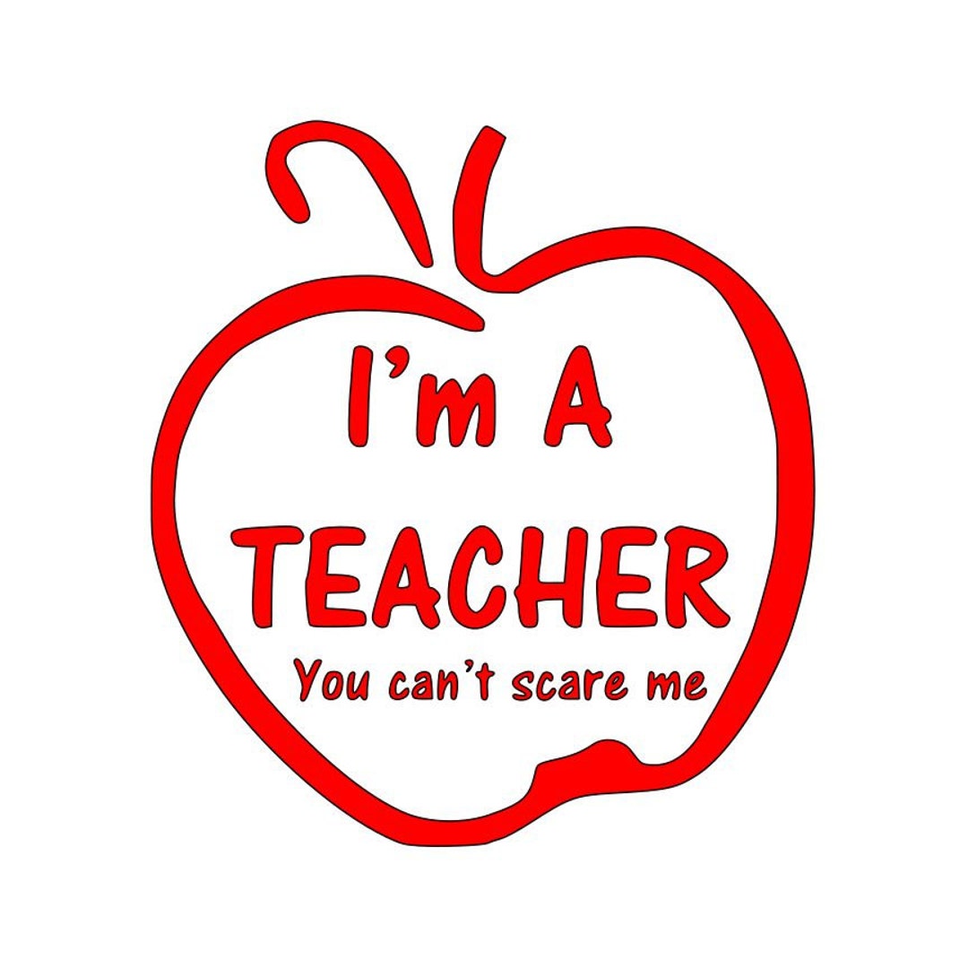 I'm at Teacher Decal Teaching Sticker School Themed Apple Laptop Decal ...