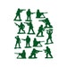 Green Army Men Toy Vinyl Decal Toy Soldier Nursery Sticker Bedroom ...
