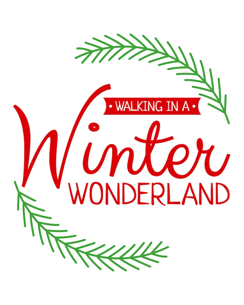 Walking in a Winter Wonderland Printable - Etsy