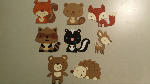 Forest Animal Cricut Die Cut Set | Etsy