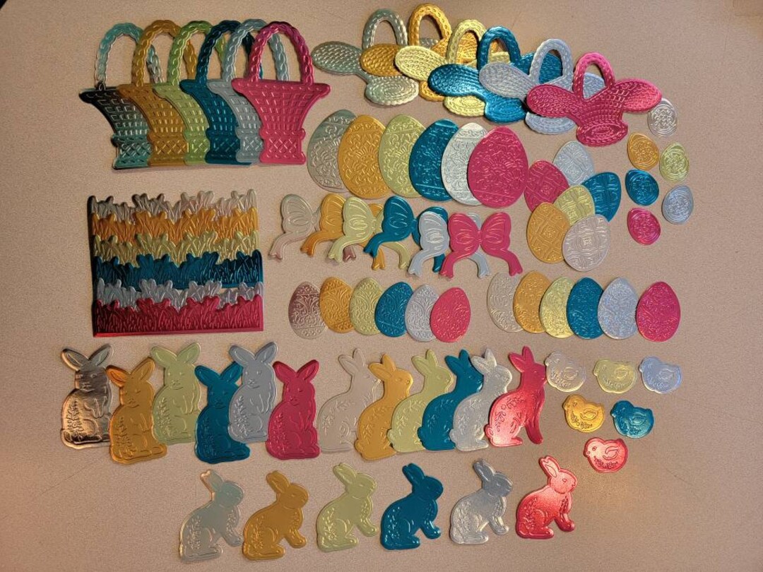 Easter Die Cuts 84 Pc - Etsy