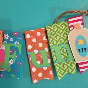 Beach Fun Ribbon Banner - Etsy