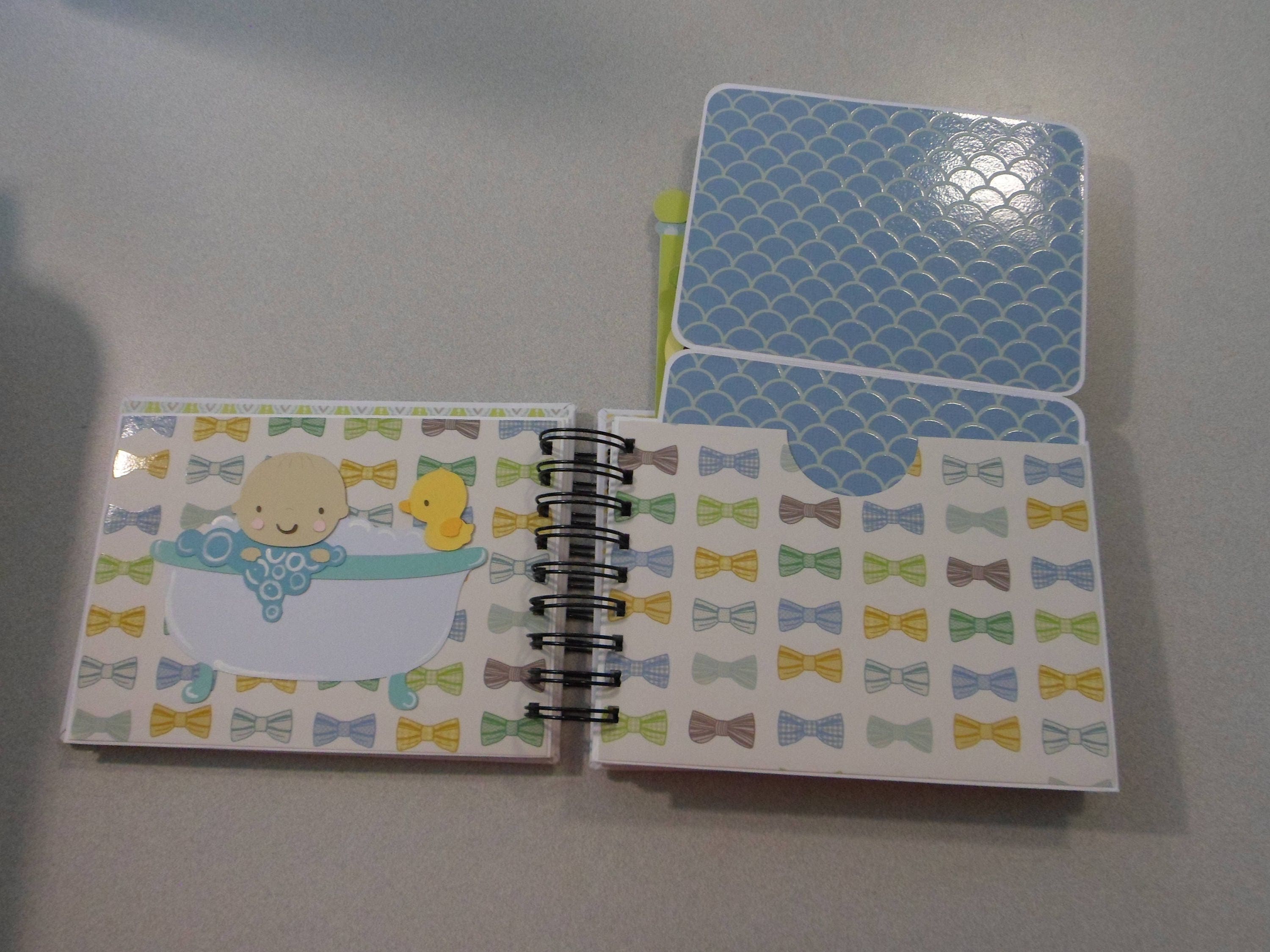 Little Mister Baby Boy Spiral Envelope Mini Album - Etsy