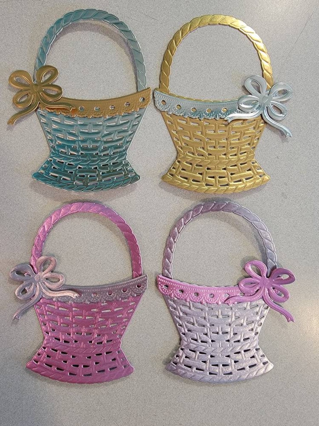 24 Pc Basket Card Making Set - Etsy