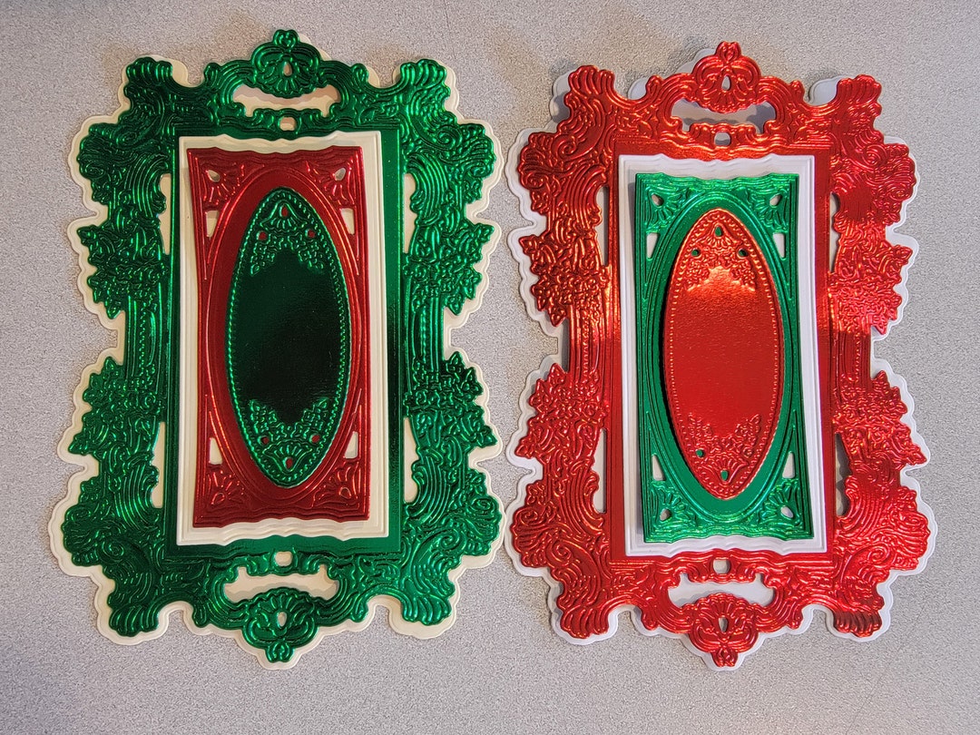 30pc 3D Romantic Concentric Christmas Frame Dies Card Making Kit - Etsy