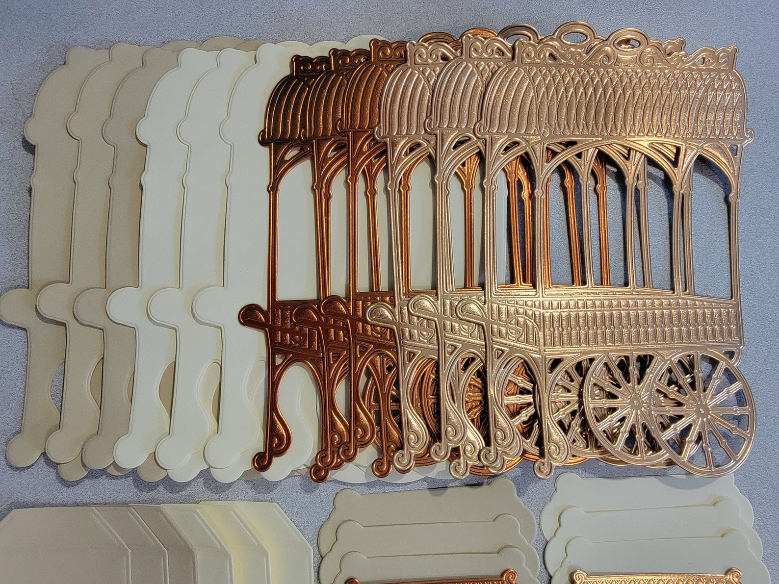 Flower Cart Fall Card Making Set - Etsy