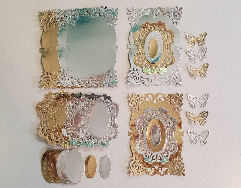 30 Pc Fancy Frame Card Making Set - Etsy