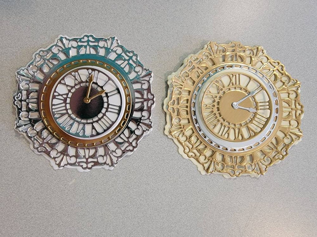 Clock Die Card Making Set - Etsy