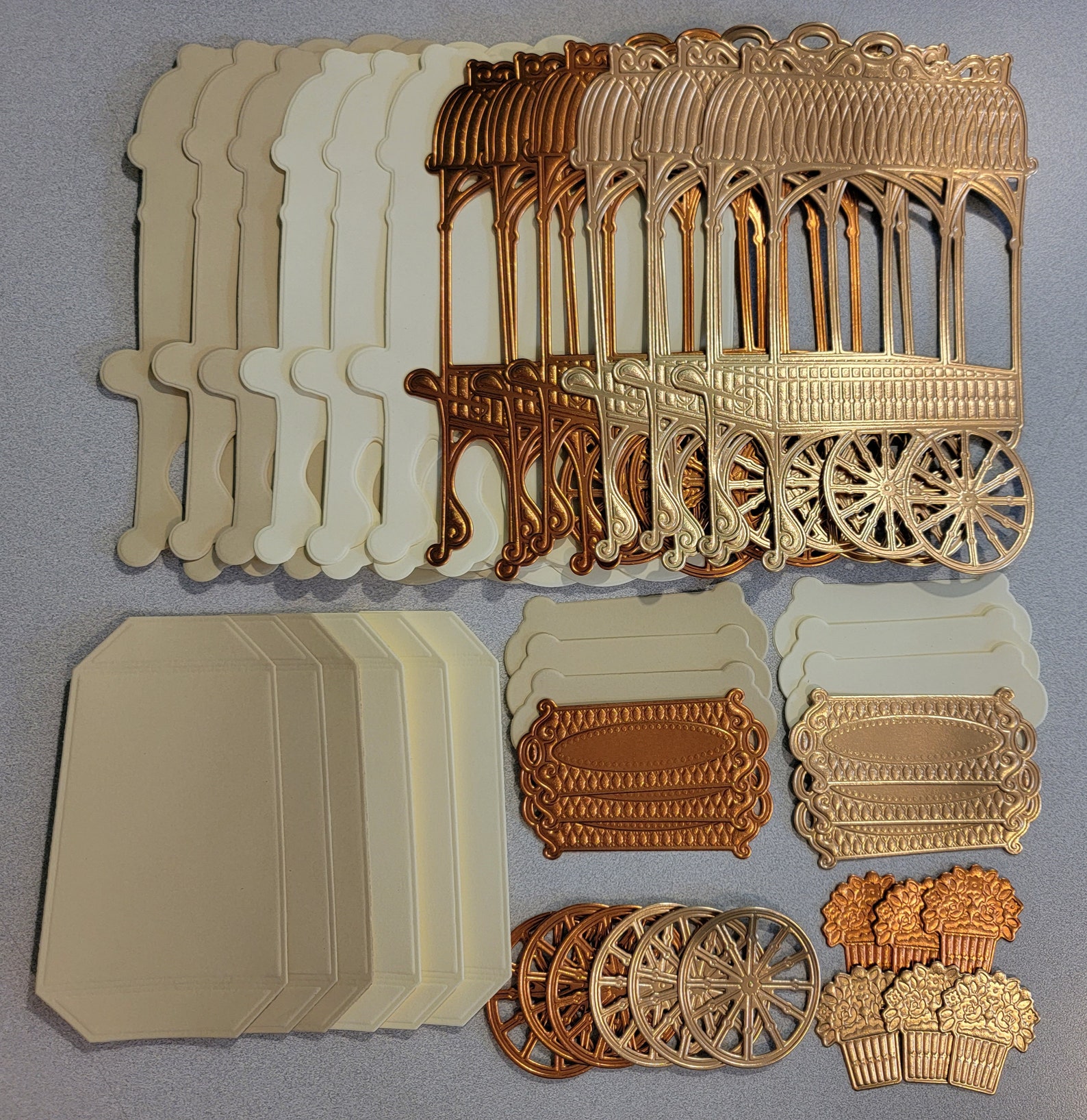 Flower Cart Fall Card Making Set - Etsy