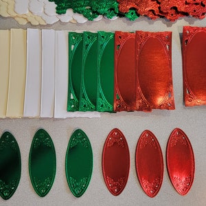 30pc 3D Romantic Concentric Christmas Frame Dies Card Making Kit - Etsy