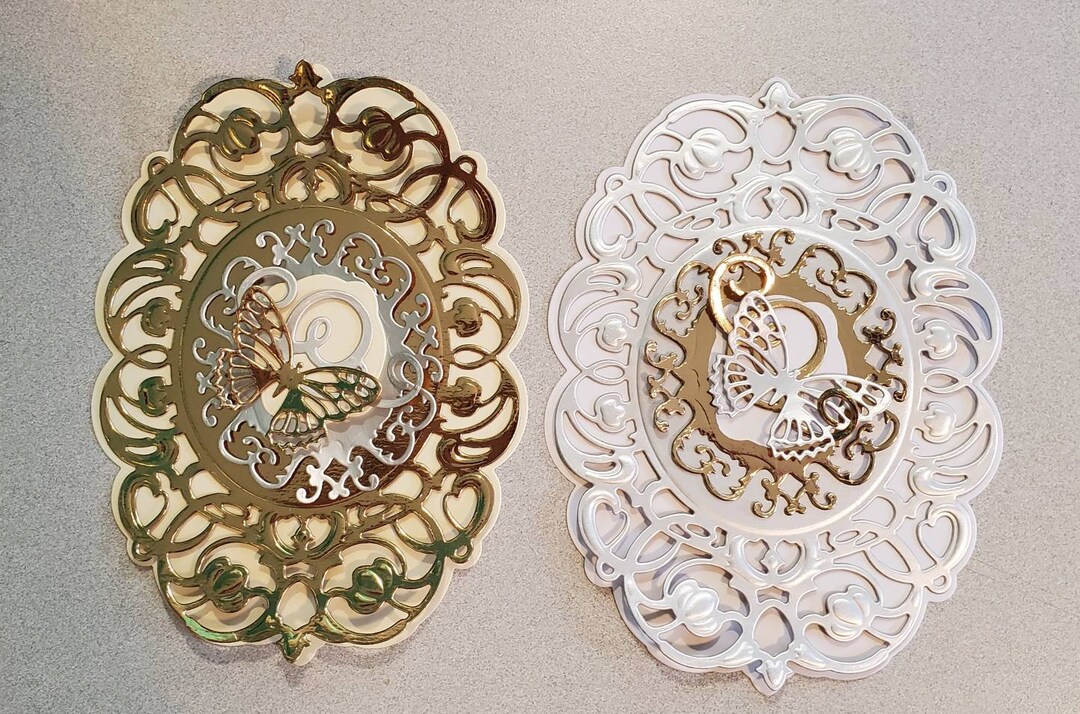 36 Pc Fanciful Die Card Making Set - Etsy