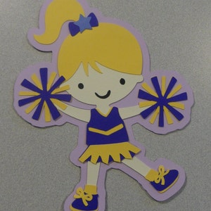 Cheerleader Cricut Die Cut Set - Etsy