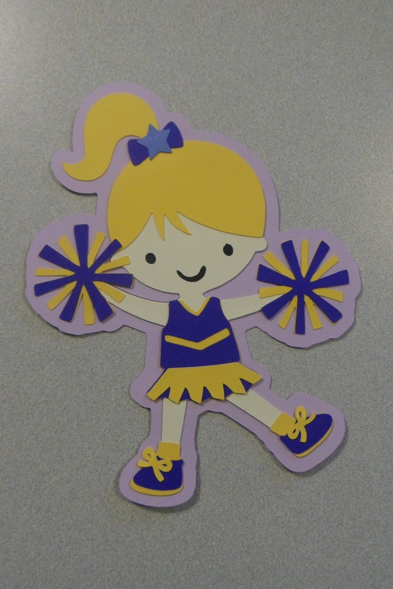 Cheerleader Cricut Die Cut Set - Etsy