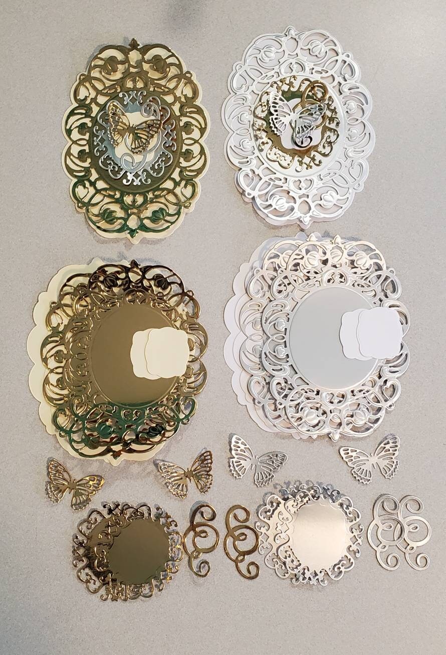 36 Pc Fanciful Die Card Making Set - Etsy