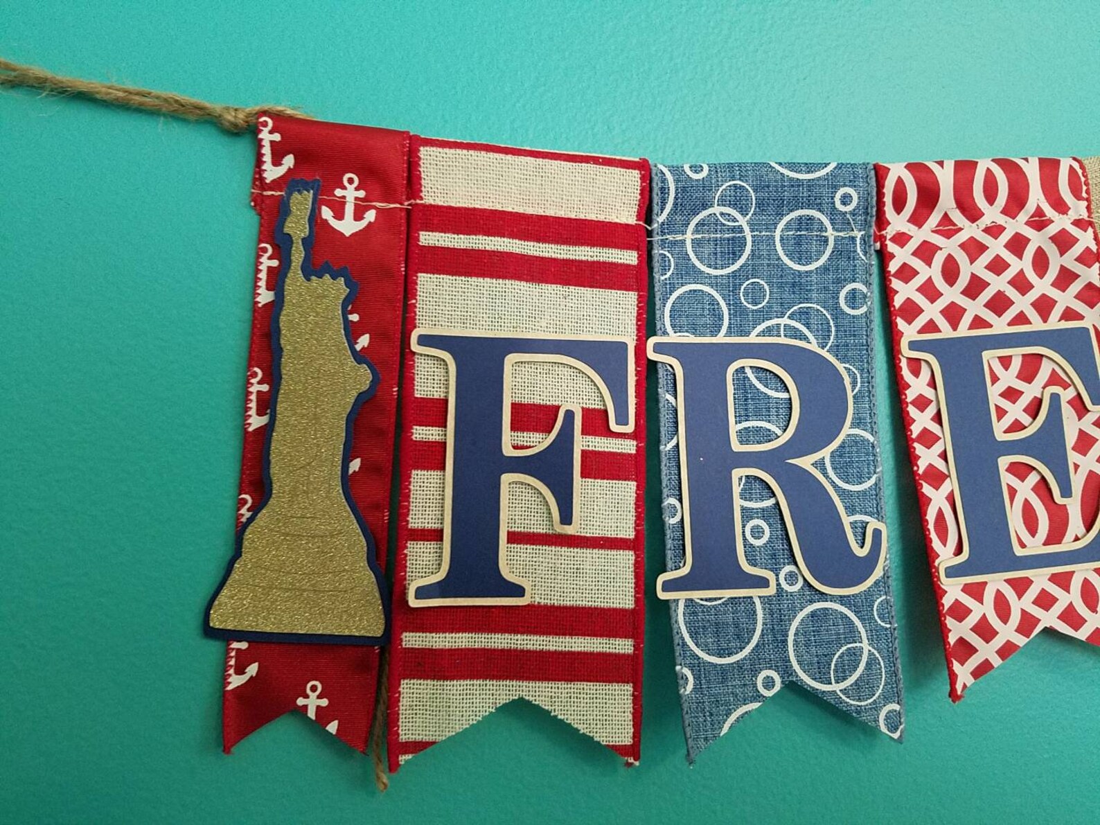 Freedom Ribbon Banner - Etsy