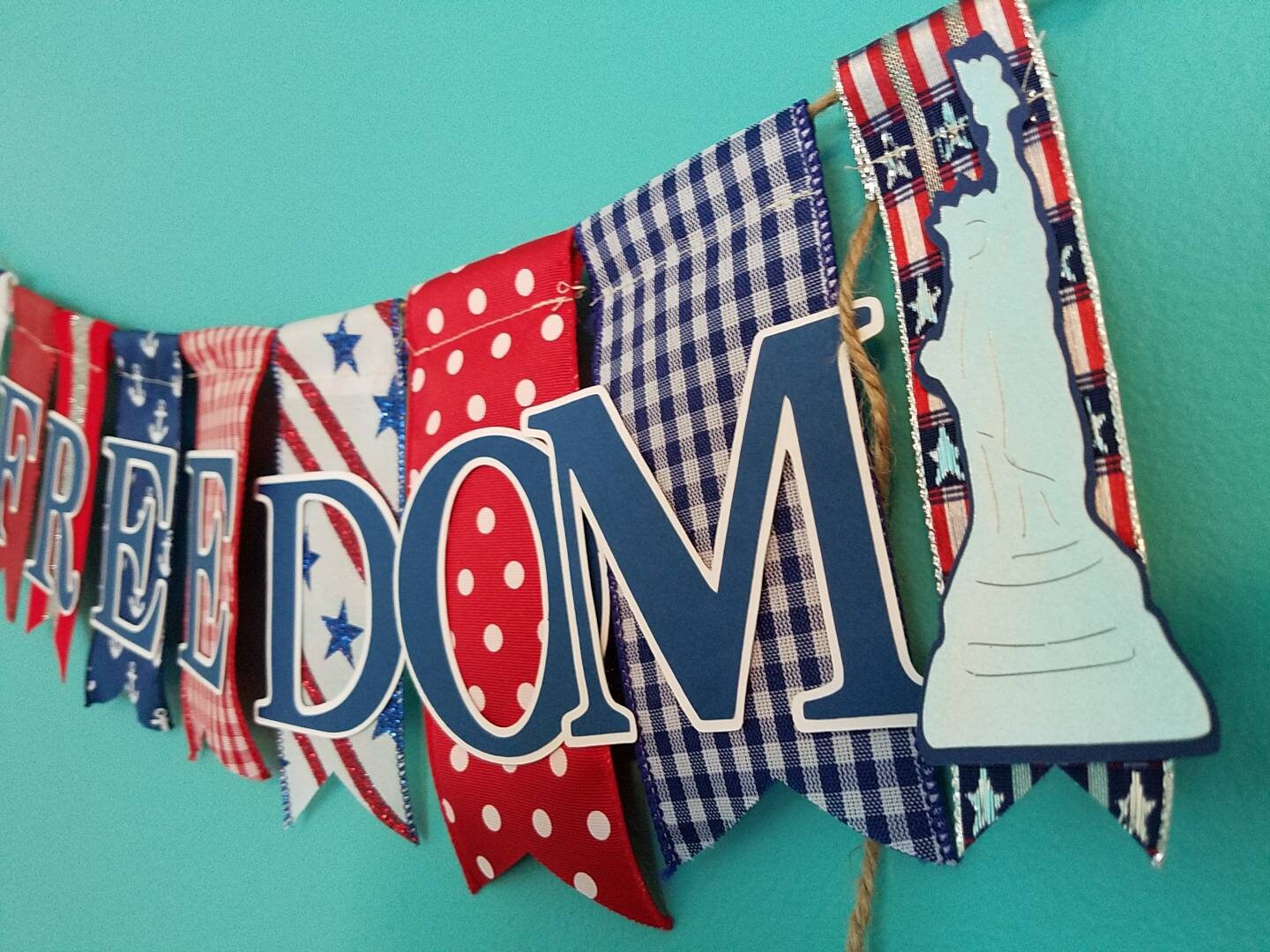 Freedom Ribbon Banner - Etsy