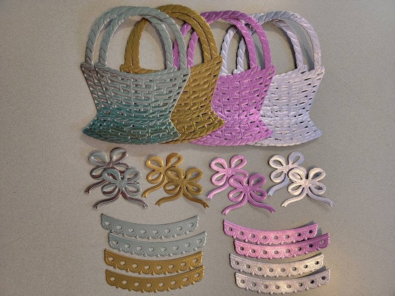24 Pc Basket Card Making Set - Etsy