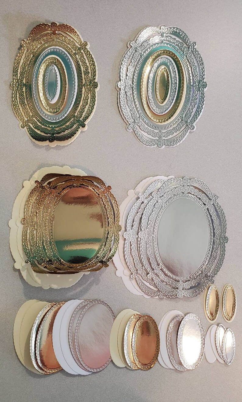 48pc Christmas Concentric Die Card Making Set - Etsy