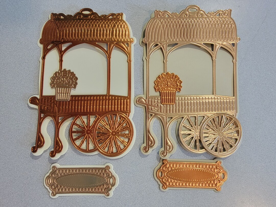 Flower Cart Fall Card Making Set - Etsy