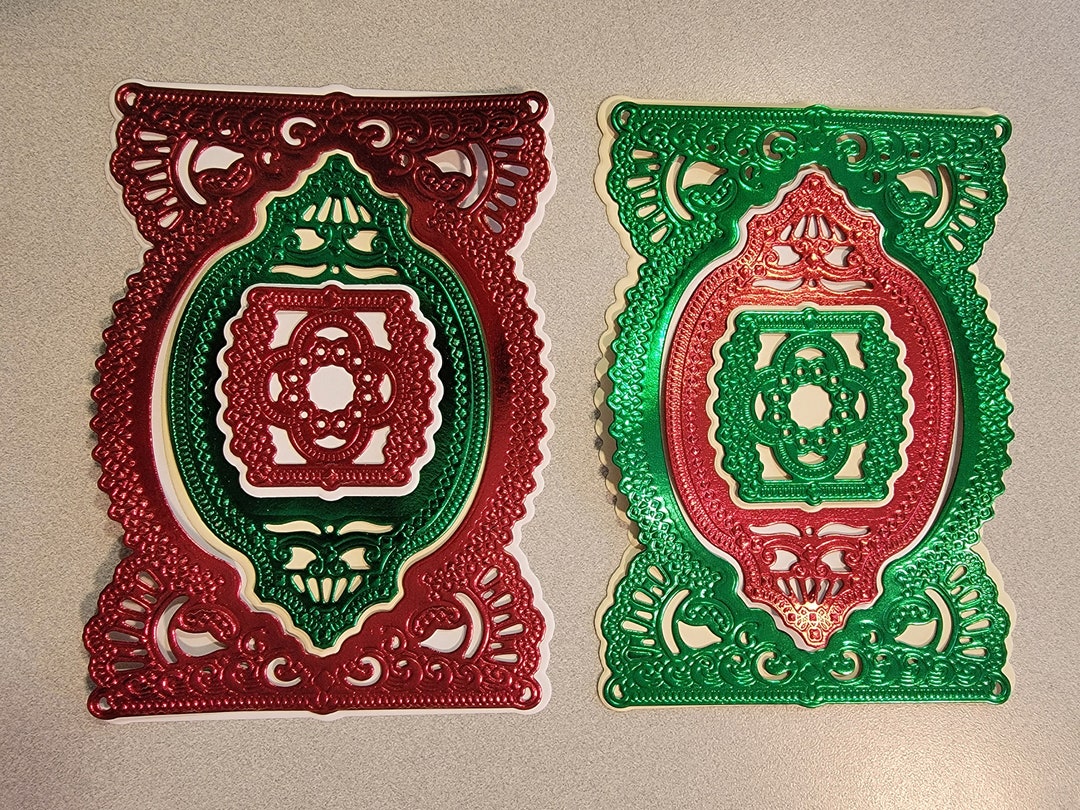 36pc 3D Beautiful Birthday Concentric Dies Christmas Card Making Kit - Etsy