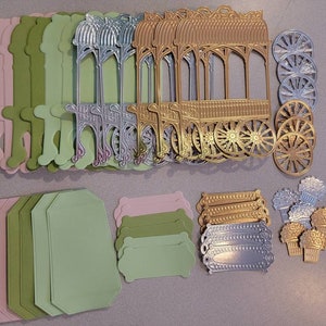 Flower Cart Card Making Set - Etsy