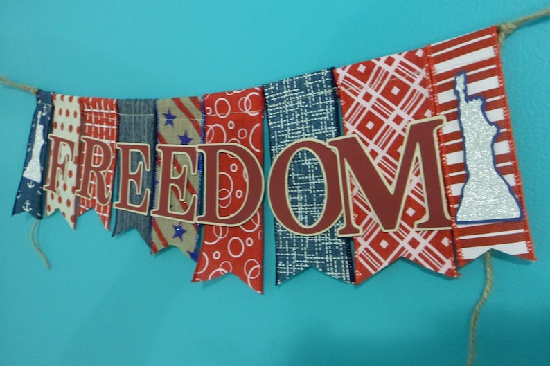 Freedom Banner - Etsy