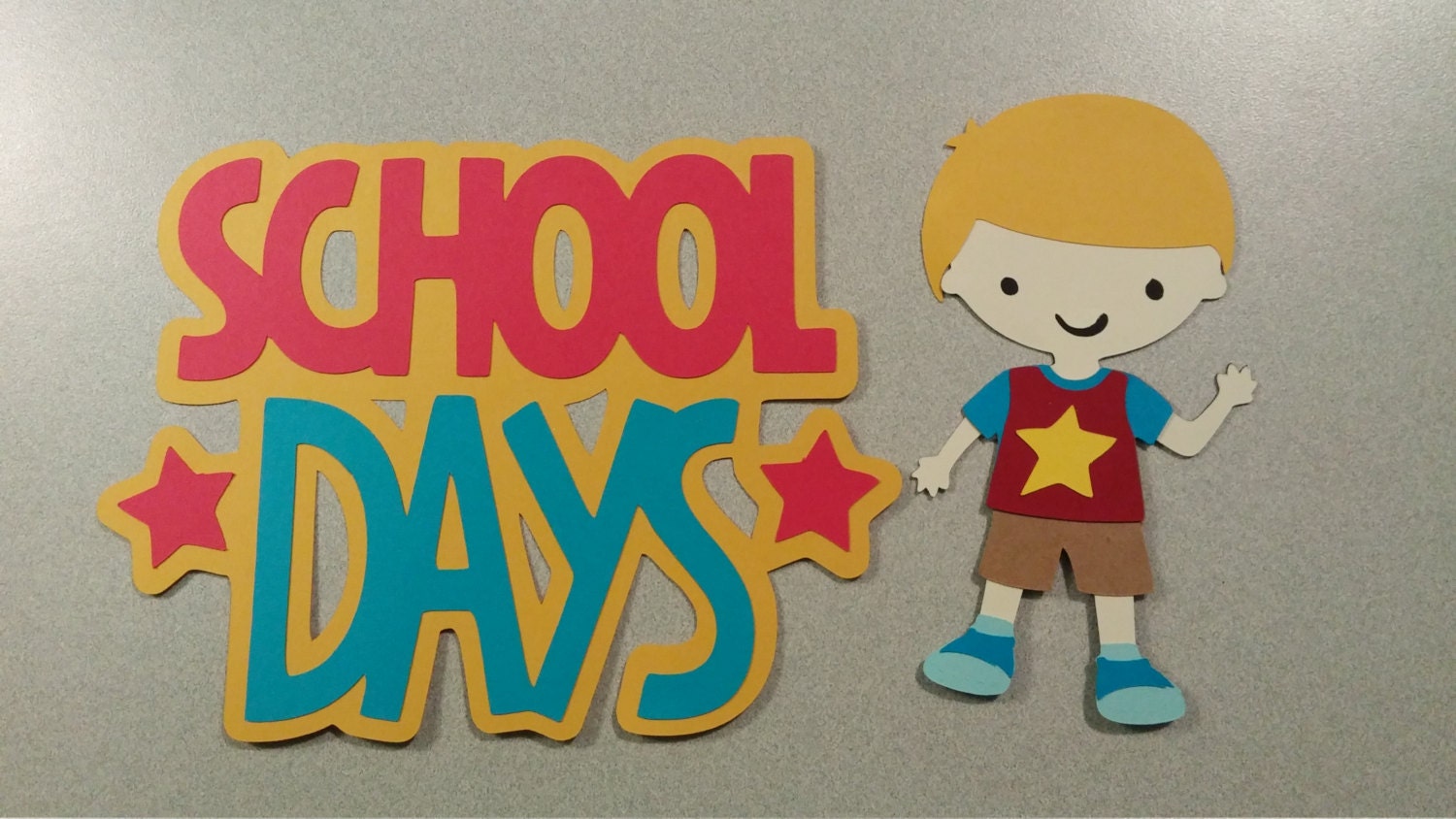 Boys School Days Die Cuts - Etsy