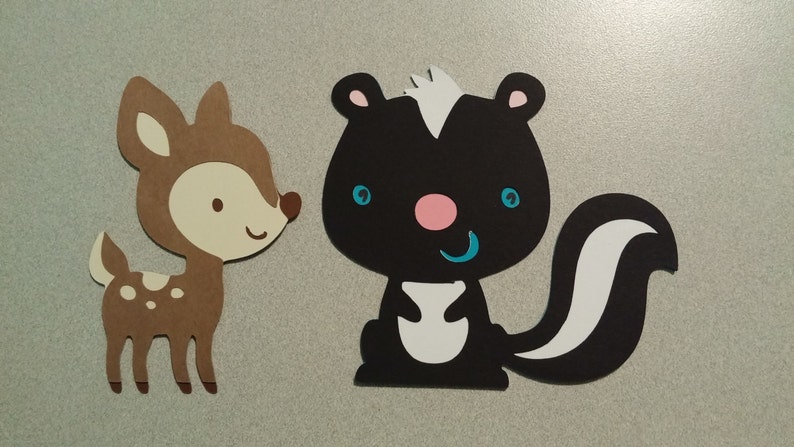 Forest Animal Cricut Die Cut Set | Etsy