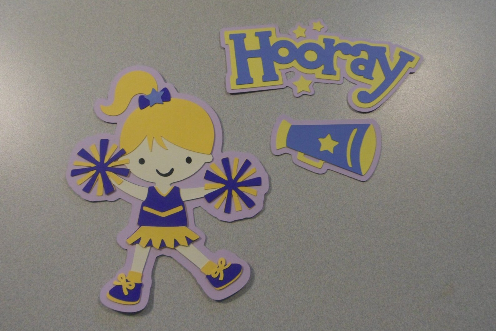 Cheerleader Cricut Die Cut Set - Etsy