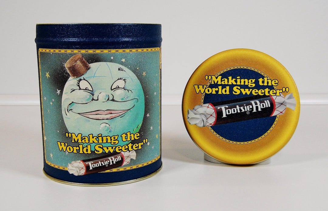 Rare Tootsie Roll making the World Sweeter Limited Edition Lidded Metal ...