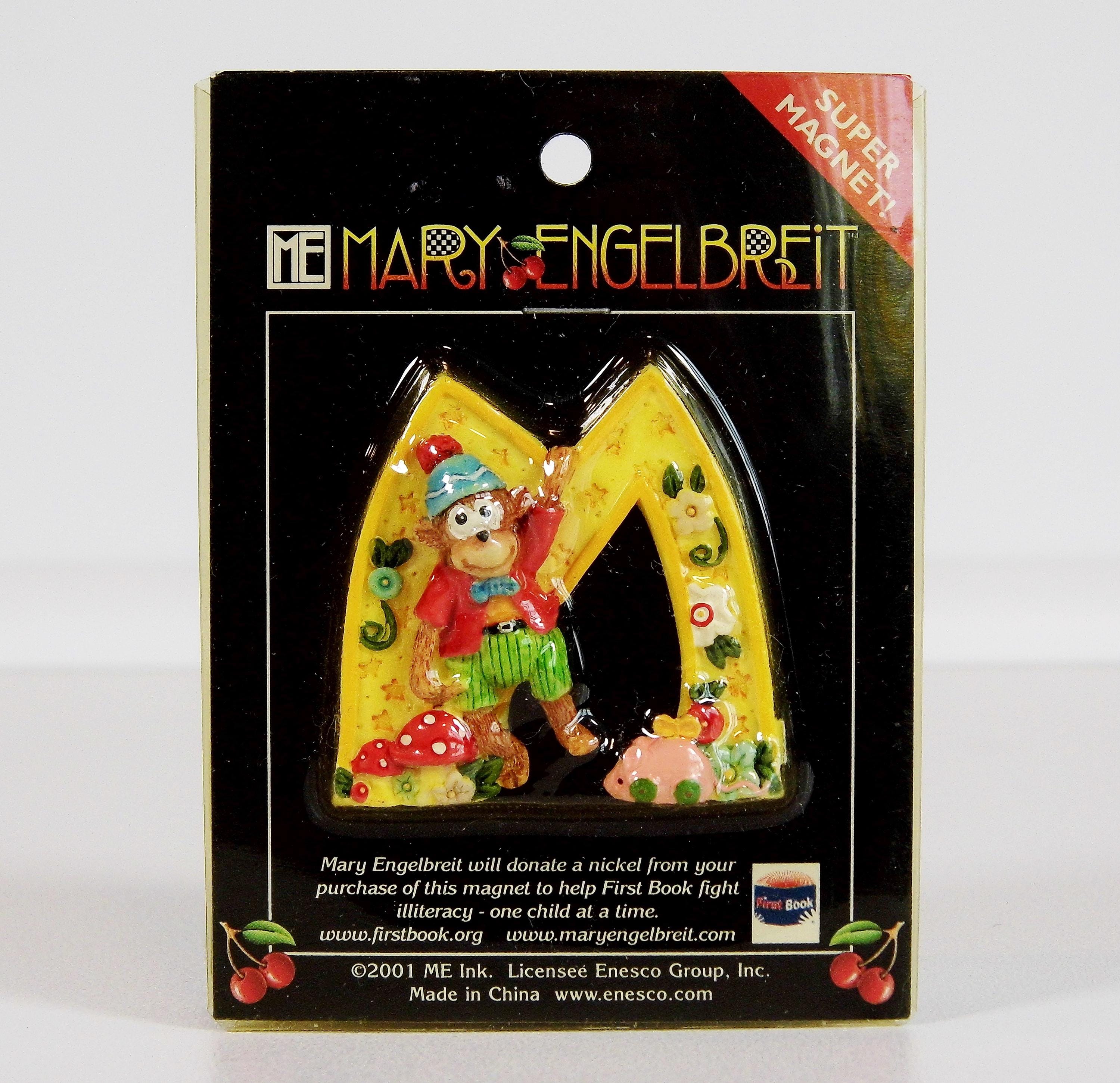 New – Vintage Mary Engelbreit Alphabet Themed (J to R) Super Magnets by ...