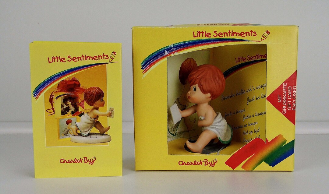 Vintage Charlot Byj by Goebel just in Time Little Sentiments Porcelain ...